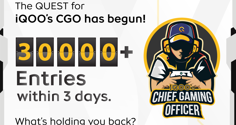 iQOO’s Chief Gaming Officer hunt already sees 30,000+ Gen Z applicants - Gizmochina