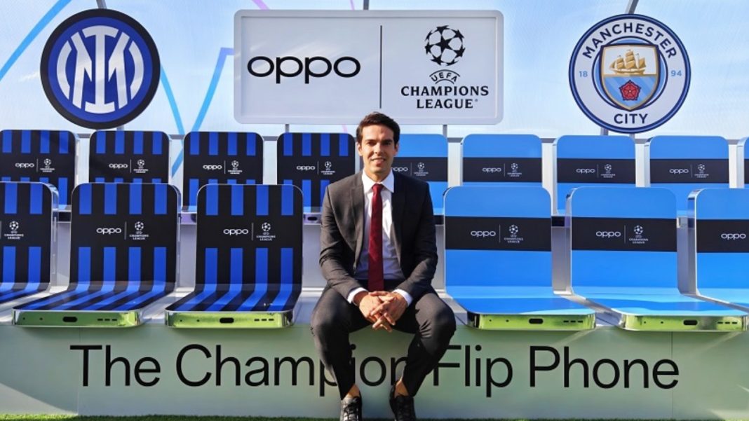 Kaka and Oppo Celebrate UEFA Champions League Final with Fans - Gizmochina