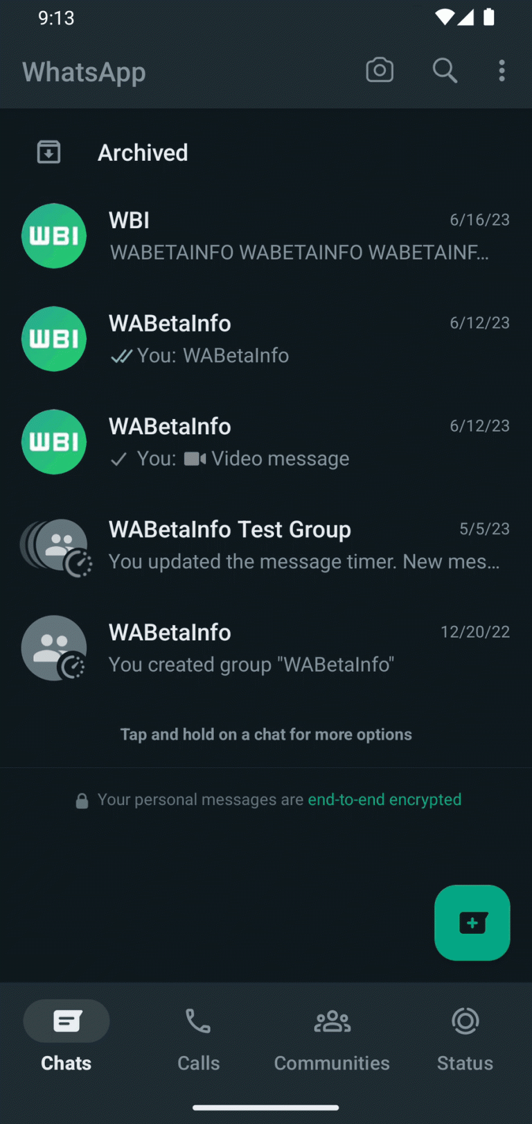 WhatsApp beta fixes bottom navigation bar issue, enables swipe ...