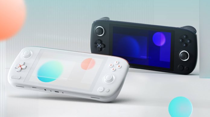 AYA NEO Air 1S gaming handheld with an AMD Ryzen 7 SoC, 5.5-in OLED ...