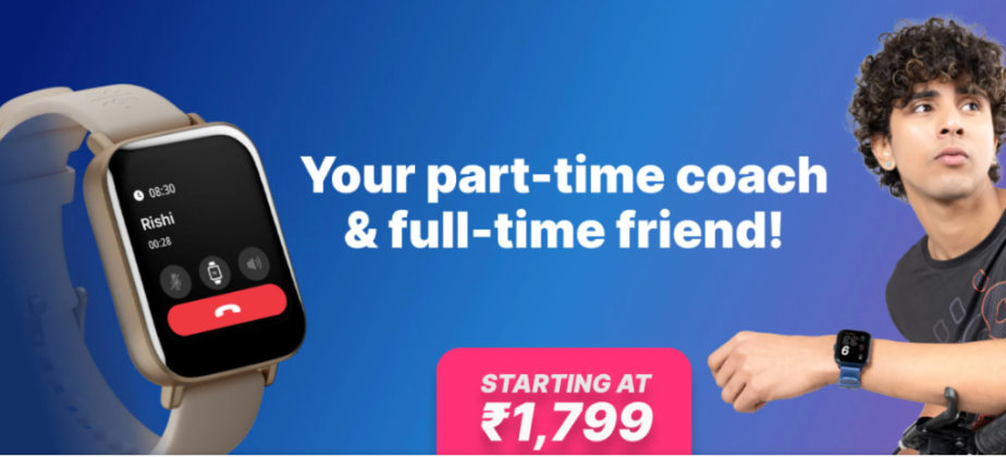 Cult.sport Active T smartwatch with 2.01-inch square display, Bluetooth ...