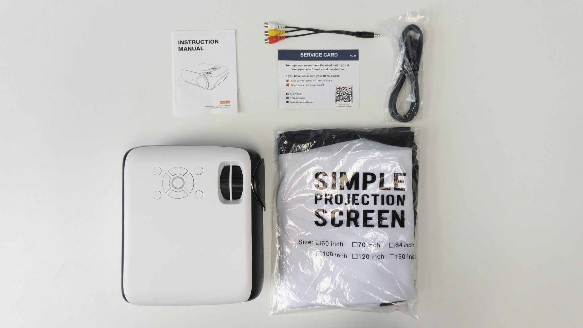 HAPPRUN H1 Review: Bring home a 200-inch theater for $100 - Gizmochina