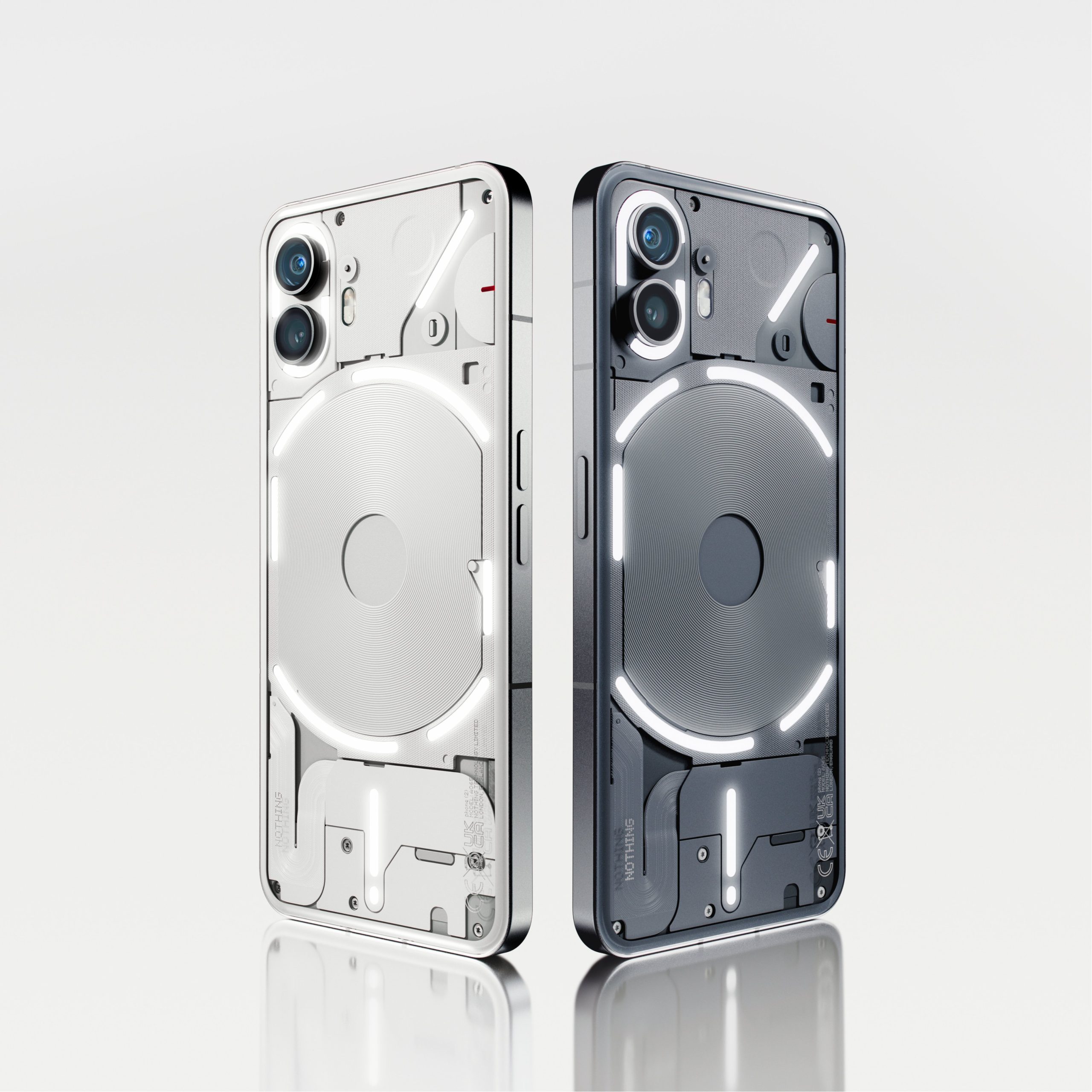 Official Nothing Phone (2) image reveals design & color options - Gizmochina