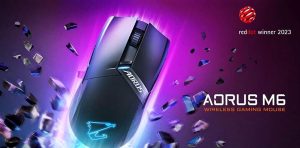 Gigabyte AORUS M6 Wireless Gaming Mouse with up to 74 hours of battery ...