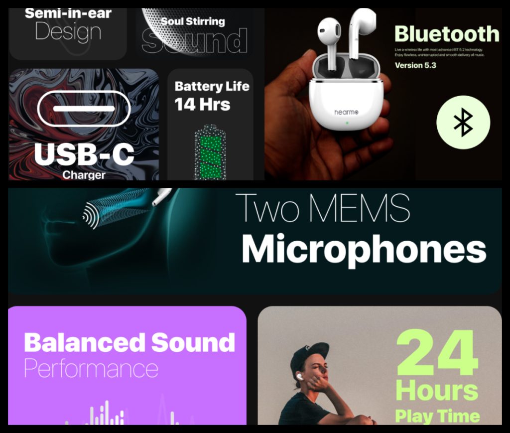 Hearmo HearPods Pro 2 ANC, HearPods Mini, HearPods Pro & HearPods Air ...