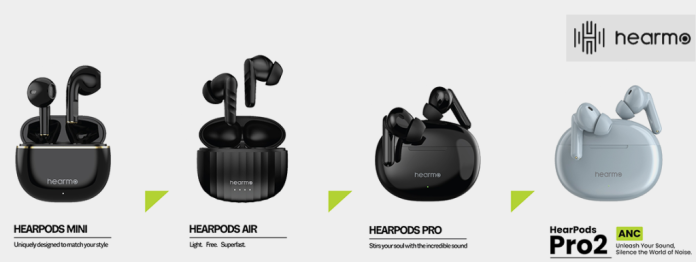 Hearmo HearPods Pro 2 ANC, HearPods Mini, HearPods Pro & HearPods Air ...