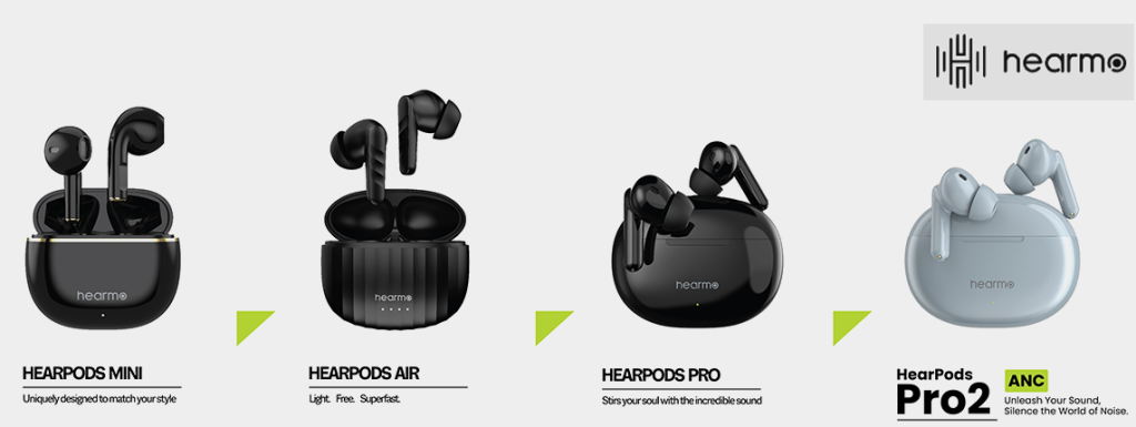 Hearmo HearPods Pro 2 ANC, HearPods Mini, HearPods Pro & HearPods Air ...