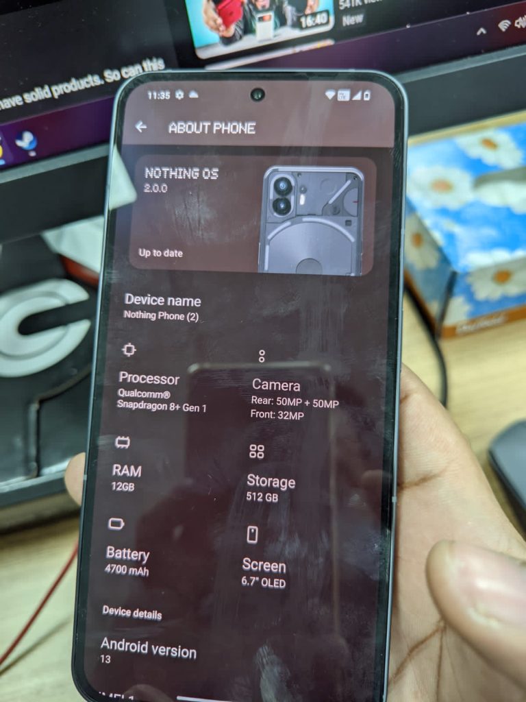 Nothing Phone (2) hands-on images with packaging box leaked ahead of ...
