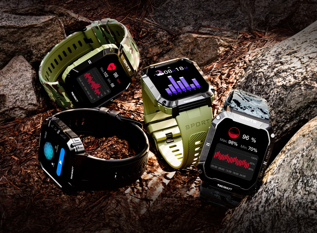 Fire-Boltt Combat Rugged smartwatch with 1.95" display, BT calling ...