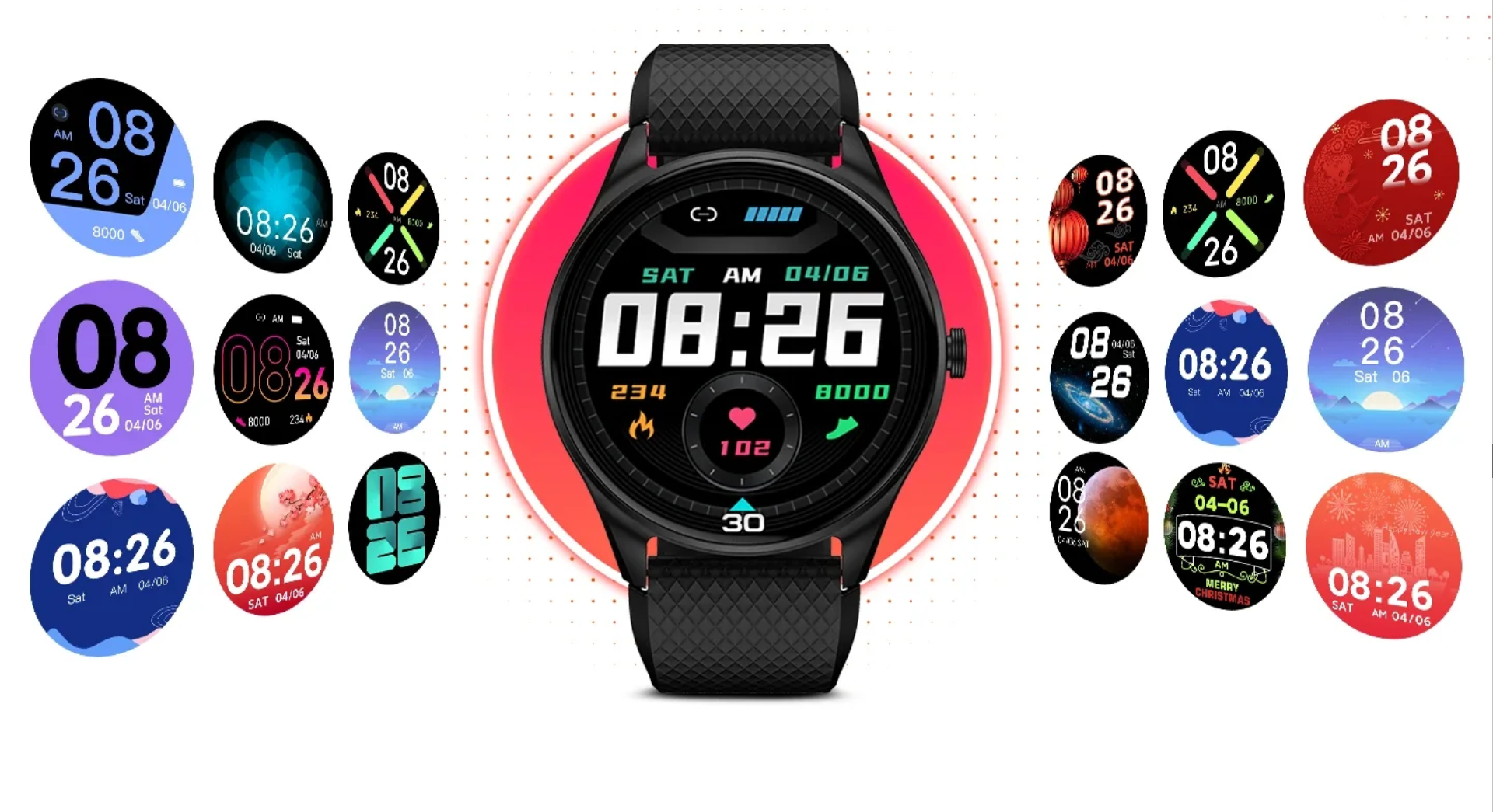 NoiseFit Fuse Plus with 1.43-inch AMOLED display, BT Calling & 7 Day ...