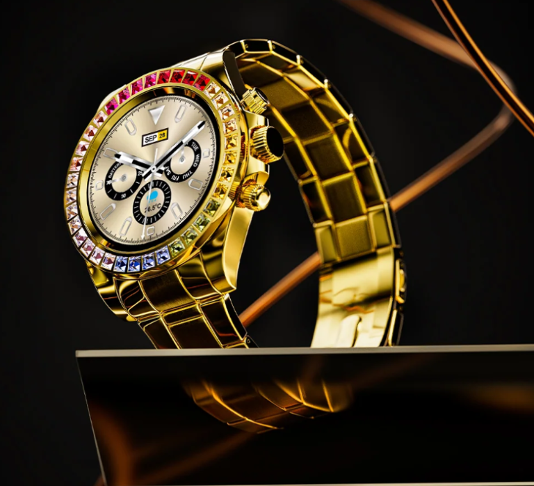 Fire-Boltt Blizzard Ultra Smartwatch with Gemstone-Clad Metal Body, 1. ...