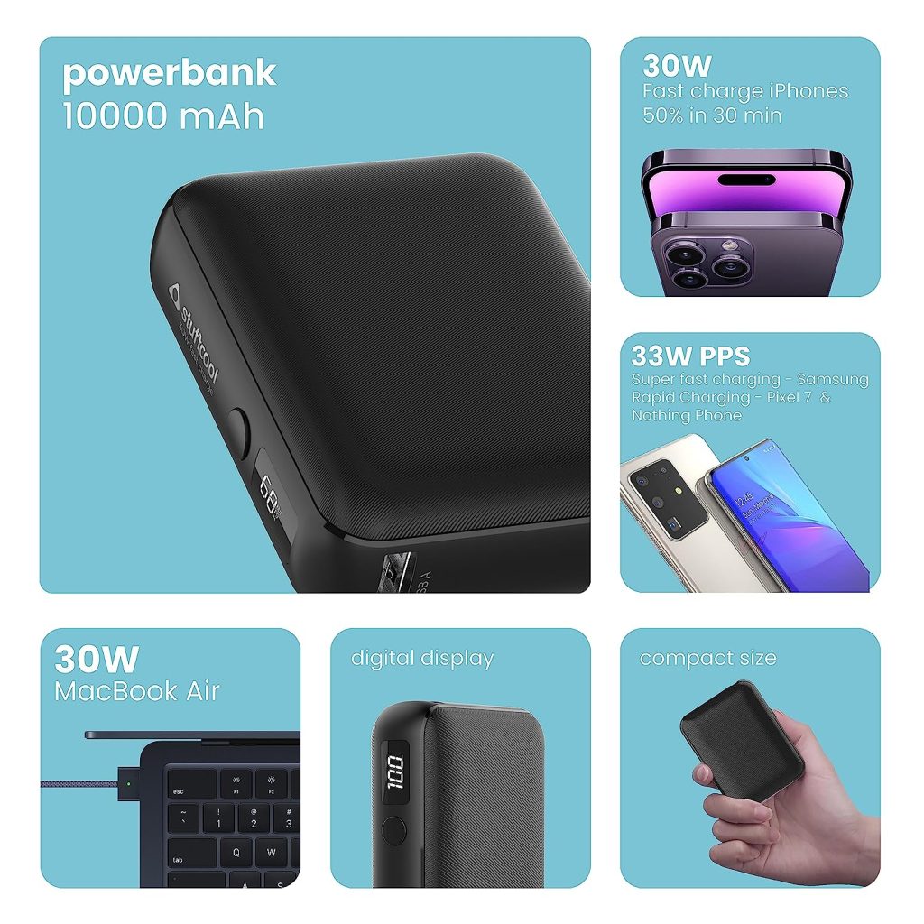 Stuffcool Mega 30W 10000mAh Powerbank with PD, PPS charging unveiled in ...