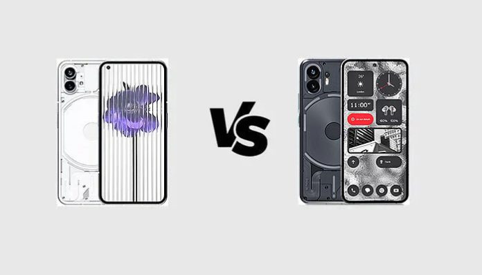 Nothing Phone (1) vs Nothing Phone (2): Specs Comparison