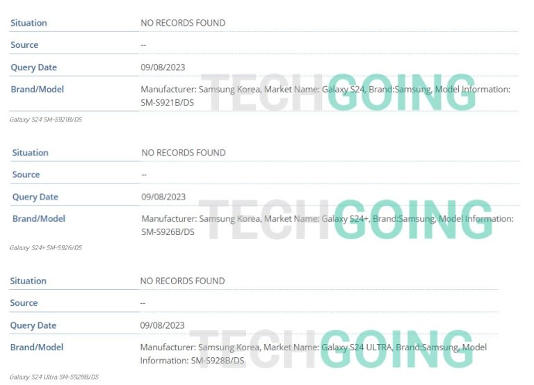 Samsung Galaxy S24 Series Spotted On IMEI Database - Gizmochina