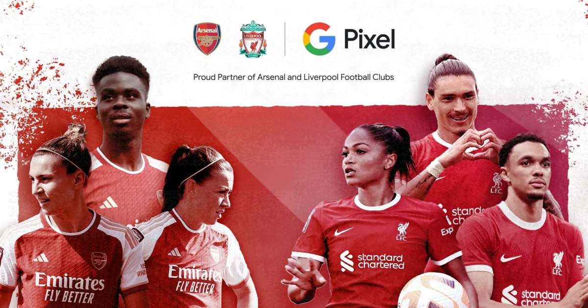 Google partners w/ Liverpool, Arsenal as official smartphone brand