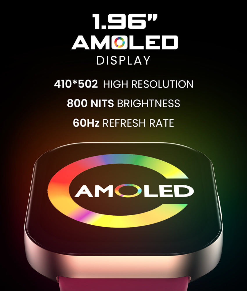 Hammer Robust smartwatch with AMOLED display, Bluetooth calling launched for Rs. 2999 - Gizmochina