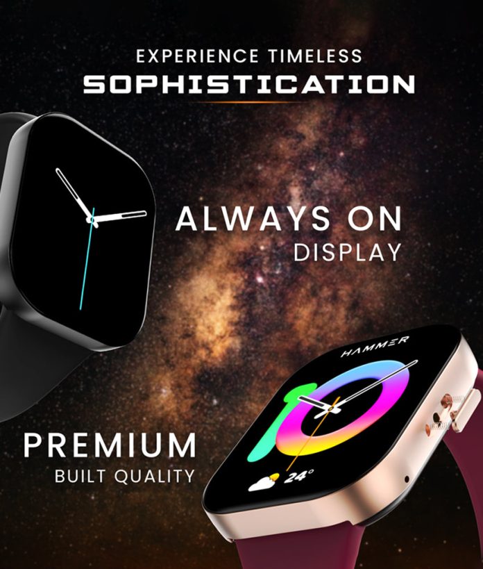 Hammer Robust smartwatch with AMOLED display, Bluetooth calling ...