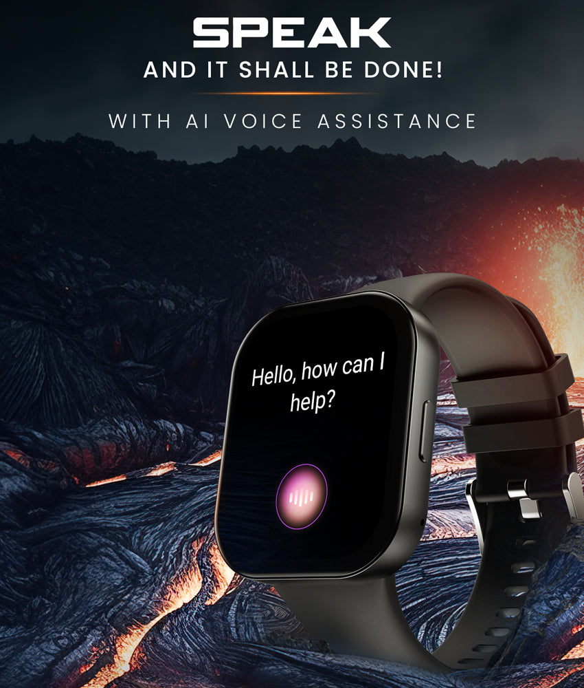 Hammer Robust smartwatch with AMOLED display, Bluetooth calling ...