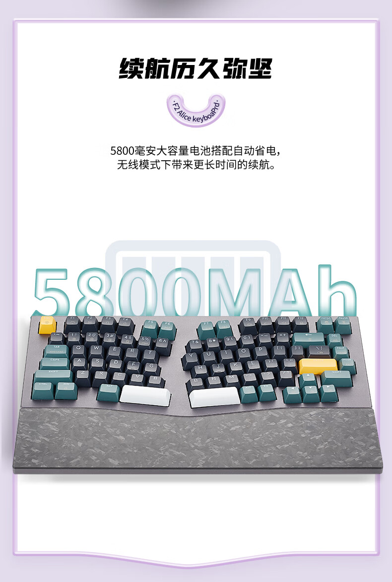 Hexgears Hyeku F2 ergonomic mechanical keyboard launched for 1299 yuan ...