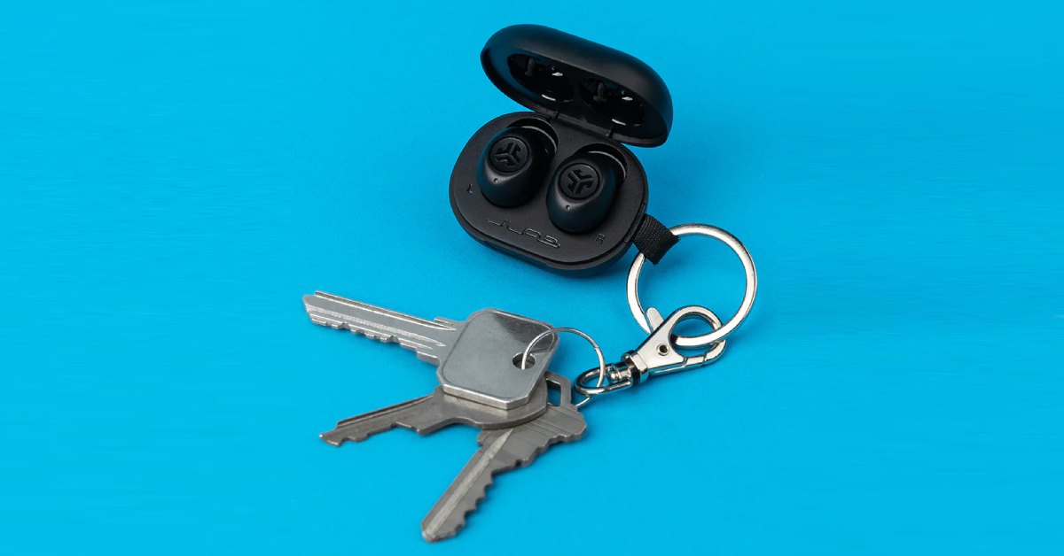 JLab's new earbuds are so small they fit in your keychain