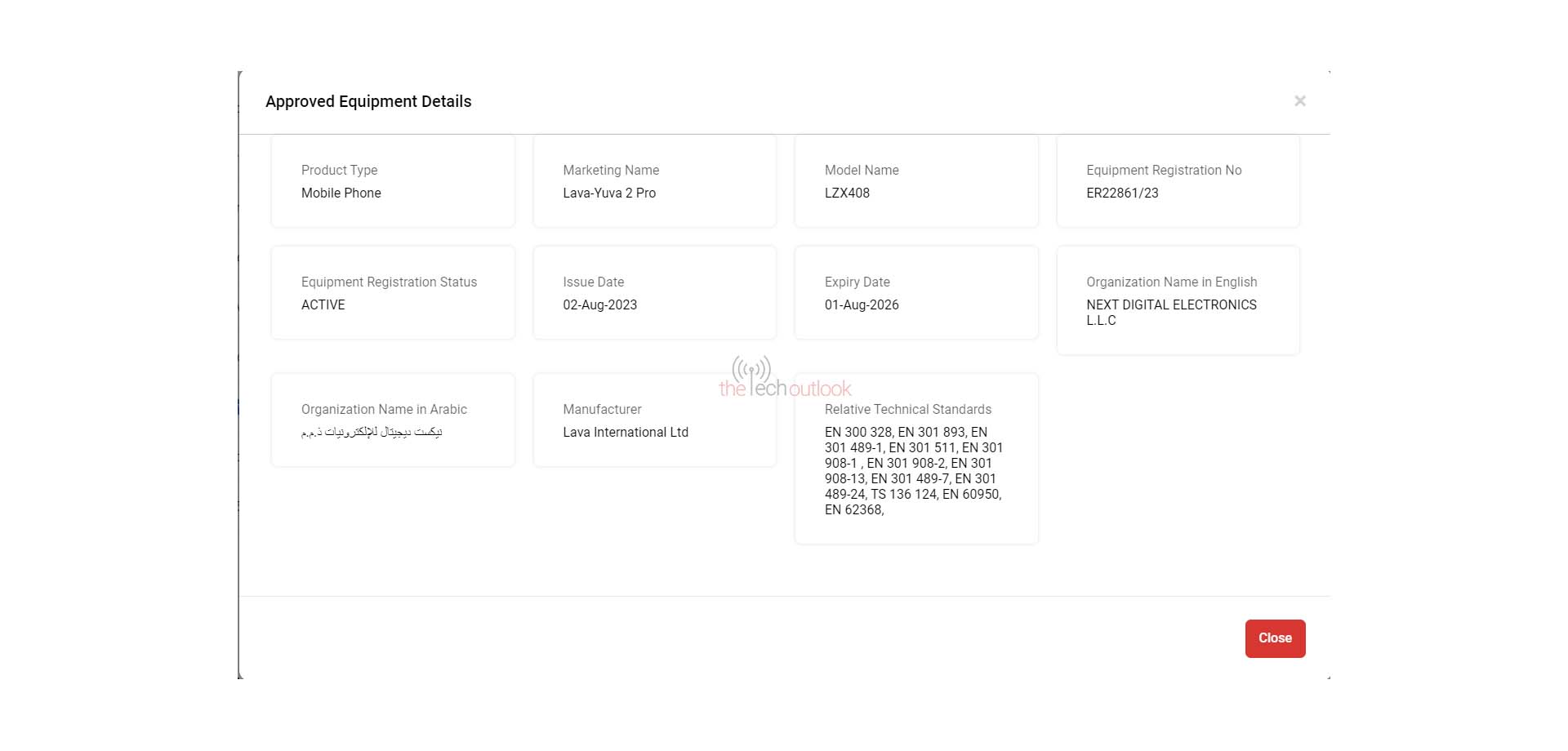 Lava Yuva 2 Pro to make its global debut soon, spotted on TDRA certification website - Gizmochina