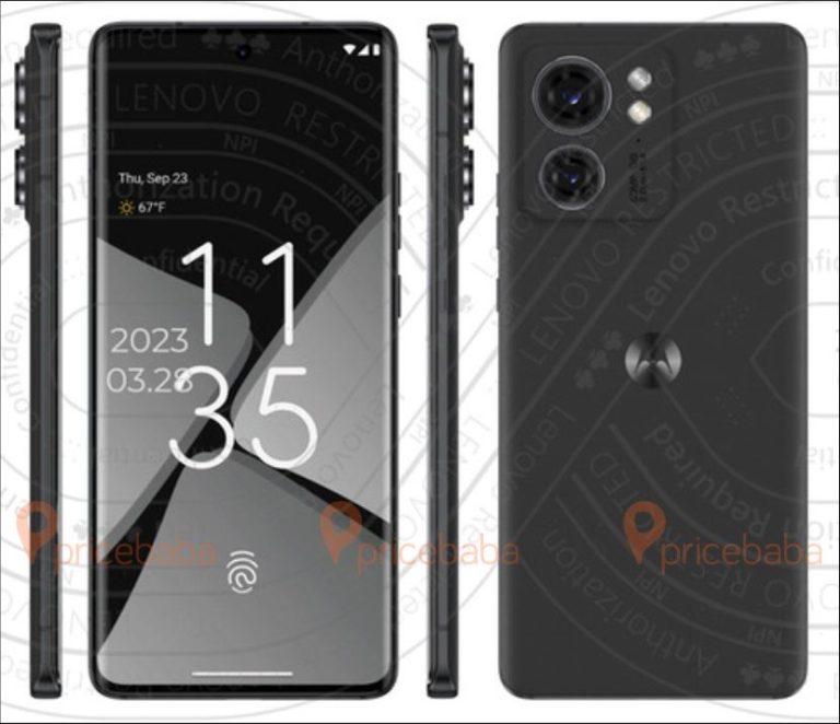 Motorola Edge 2023 leaked render hints it will be a rebranded phone ...