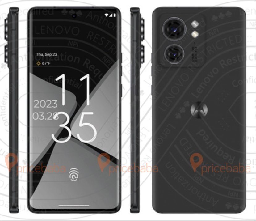 Motorola Edge 2023 leaked render hints it will be a rebranded phone ...