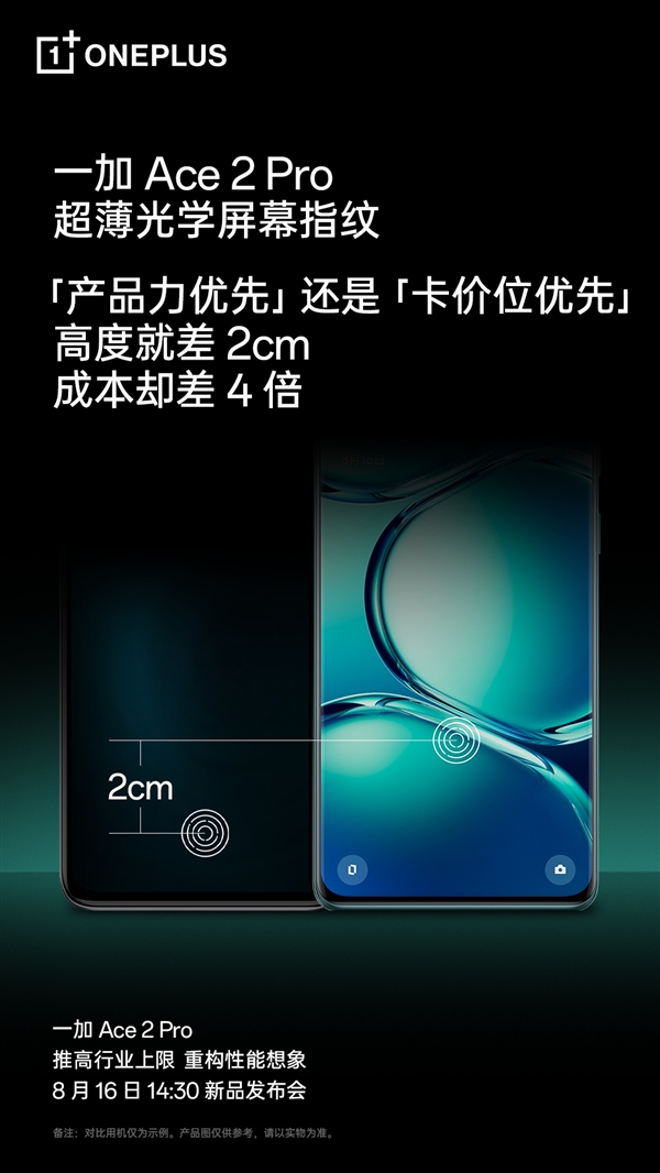 OnePlus Ace 2 Pro to come with repositioned in-display fingerprint ...