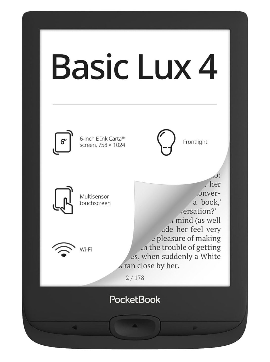 PocketBook Basic Lux 4 with a compact display launched for $109 ...
