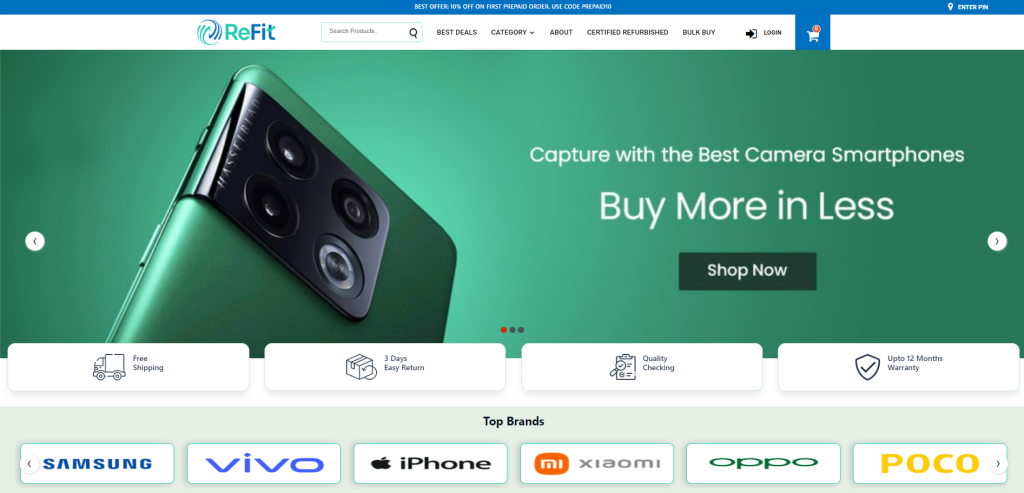 ReFit Global is a new marketplace for refurbished smartphones in India - Gizmochina