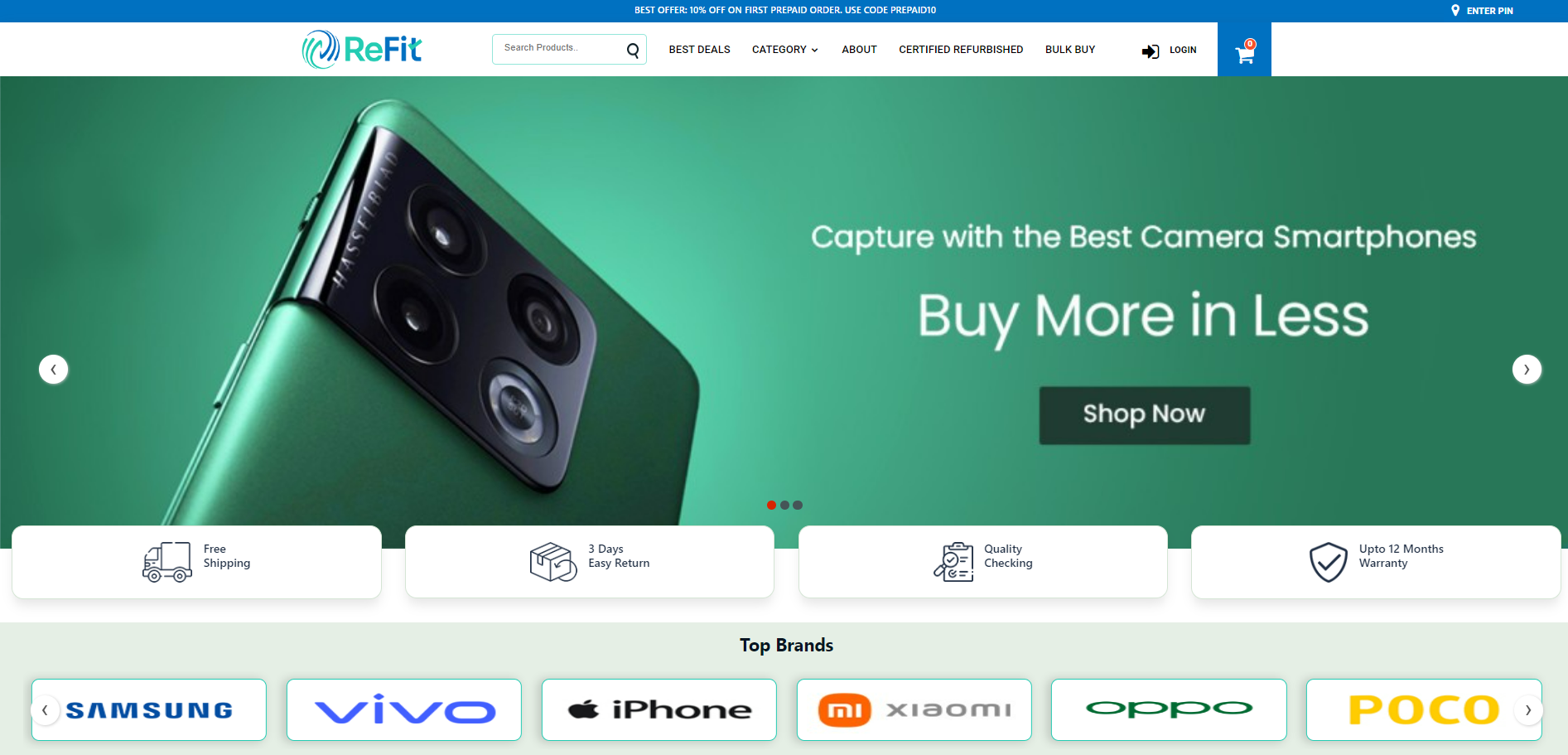 ReFit Global is a new marketplace for refurbished smartphones in India - Gizmochina