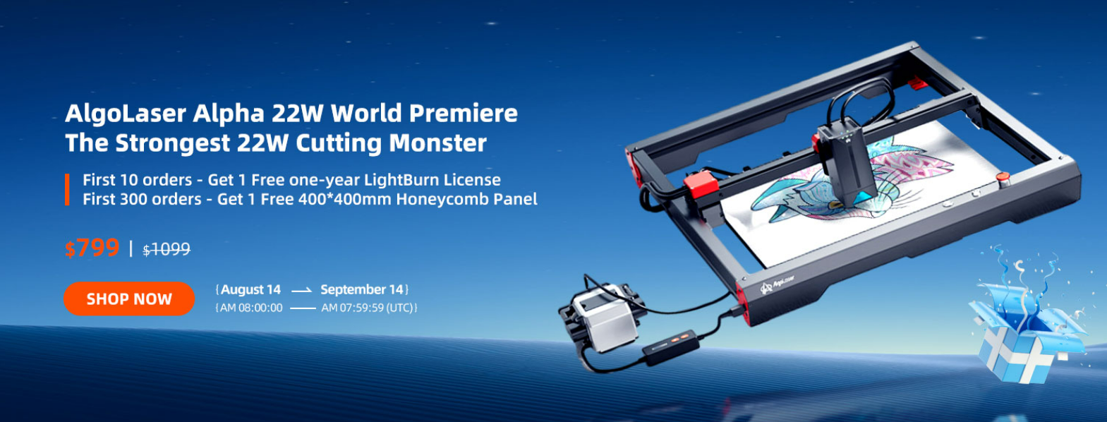 AlgoLaser Alpha 22W: Precision, Power, and Safety redefined at an ...