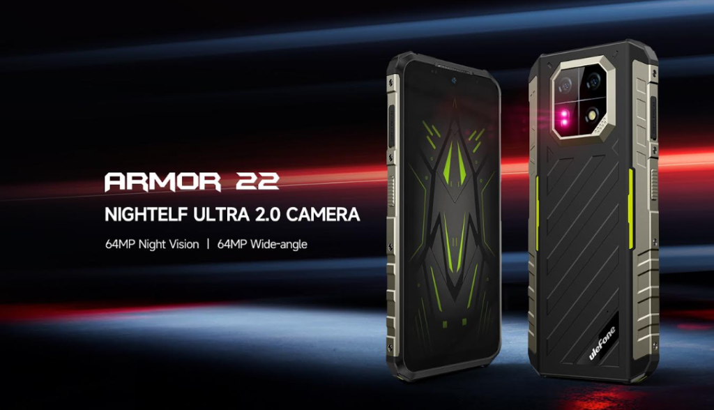 Ulefone unveils Armor 22 Rugged smartphone with enhanced NightElf Ultra ...