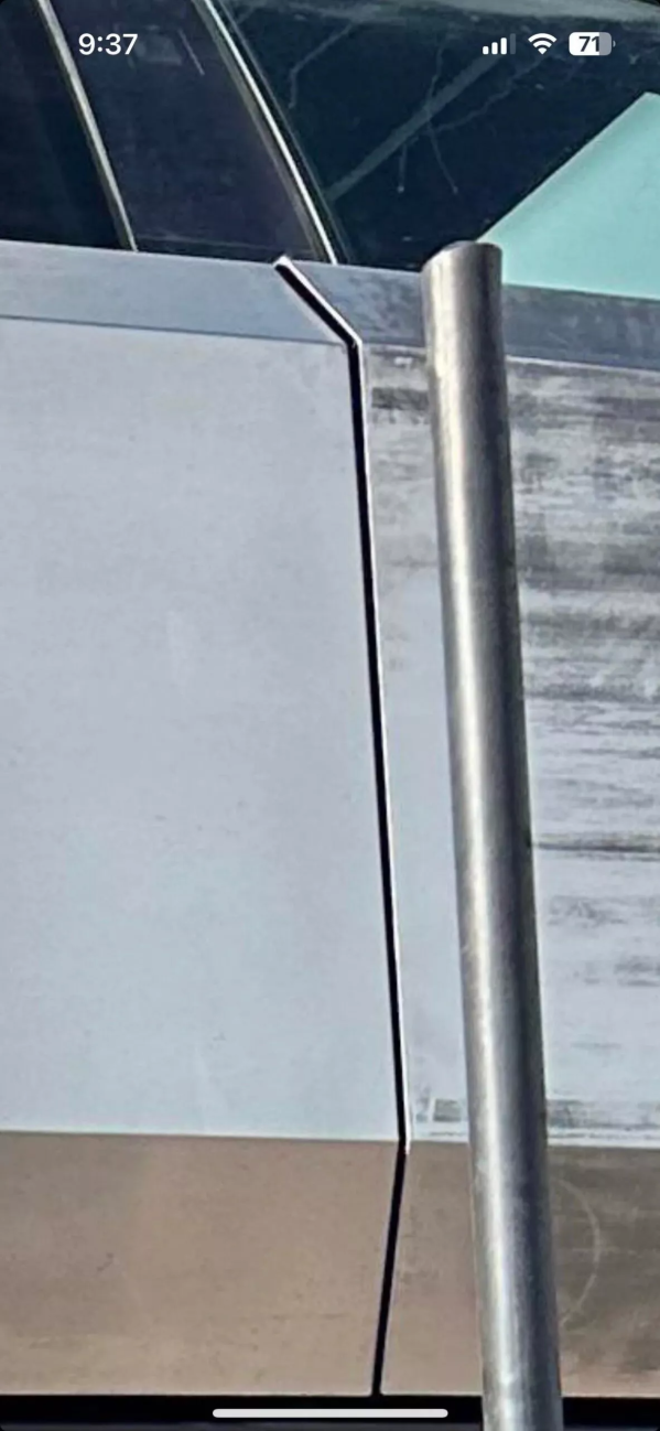 Tesla Cybertruck's door panels pictured, test vehicle or final design ...