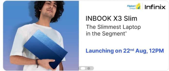 Infinix INBook X3 Slim To Launch In India On August 22, Flipkart ...