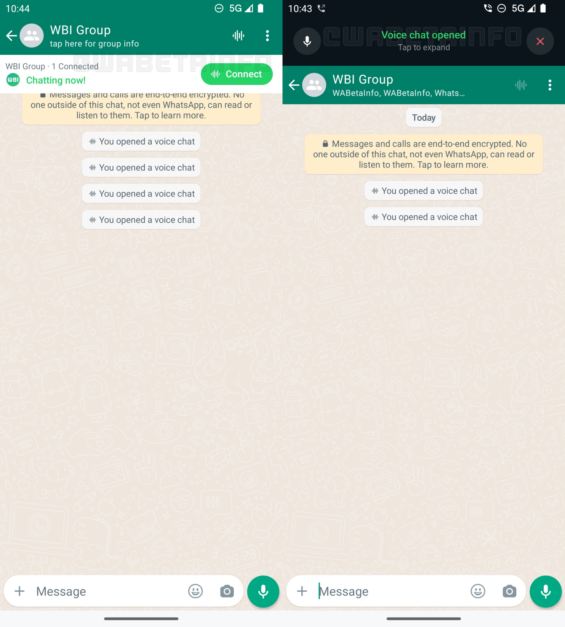 WhatsApp is working on a new voice chat feature for groups - Gizmochina