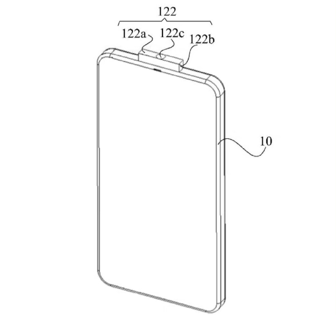Xiaomi smartphone render with redesigned pop-up front camera surfaces ...