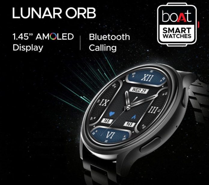 boAt Lunar ORB launched with a 1.45" AMOLED display, IP67 rating, & more - Gizmochina