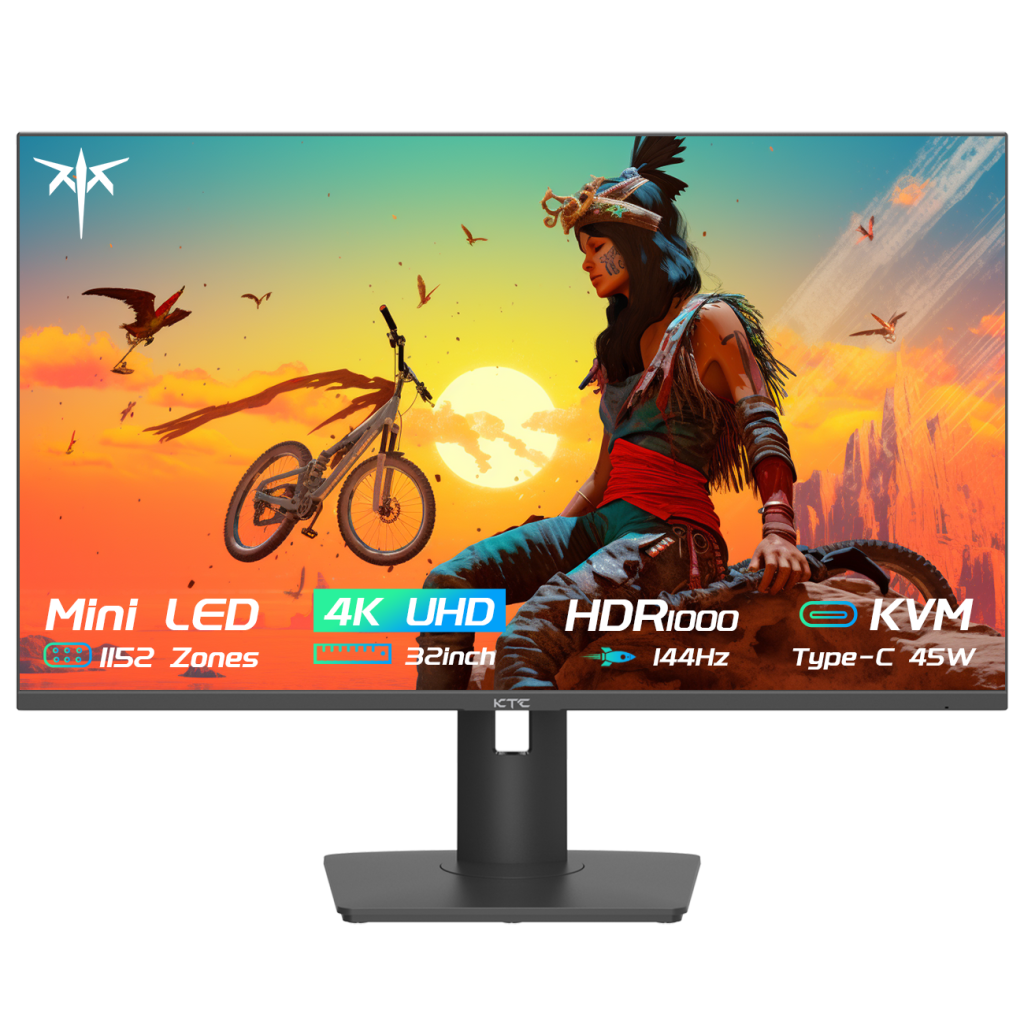 KTC M32P10S 32" 4K Mini LED gaming monitor with 144Hz refresh rate ...