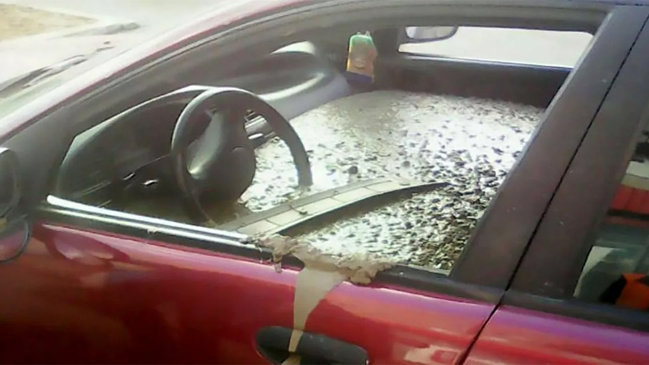 Oops! Self-Driving Car Gets Stuck in Fresh Concrete - Gizmochina