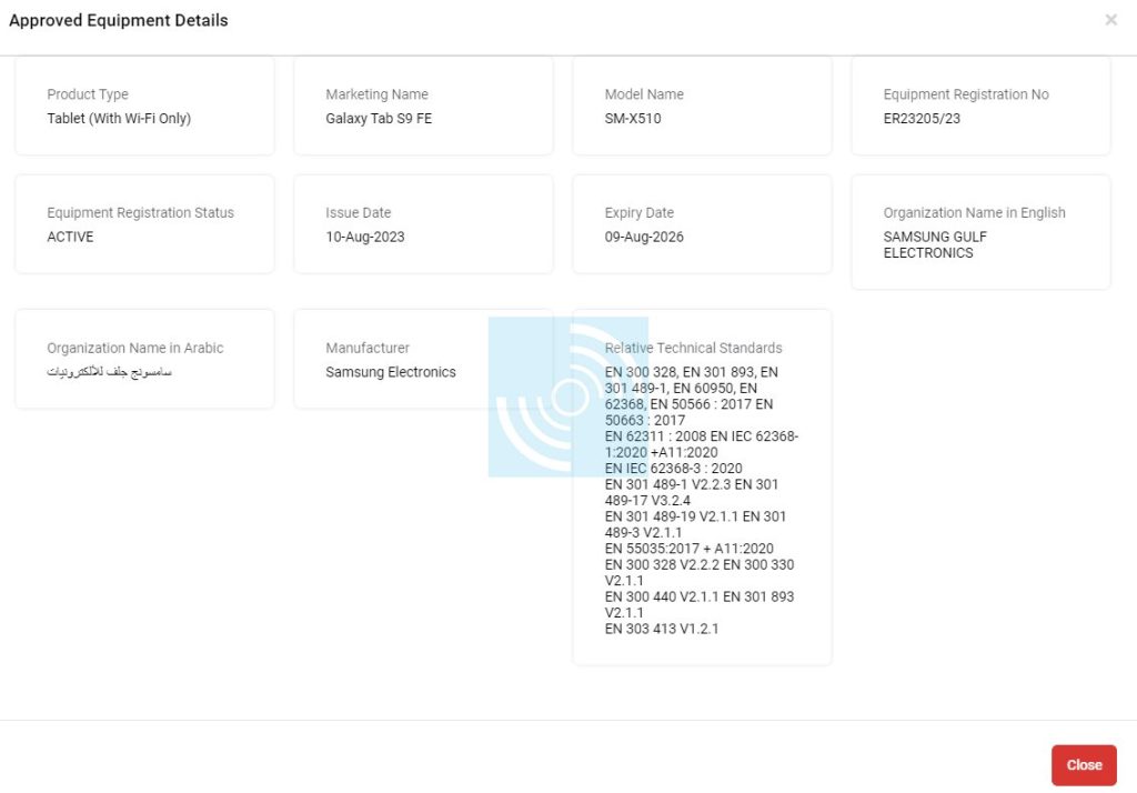 Samsung Galaxy Tab A9+ 5G and Galaxy Tab S9 SE Series appear on TDRA ...