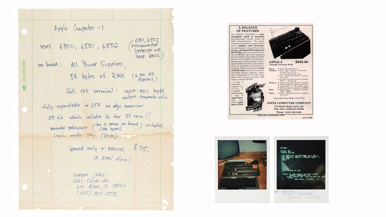 Apple-1 Ad Written by Steve Jobs Becomes Most Expensive Piece of Paper ...