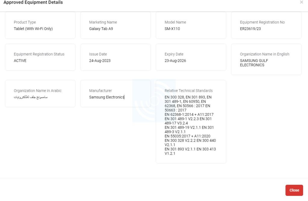 Samsung Galaxy Tab A9 WiFi Only variant hits TDRA, launch seems ...