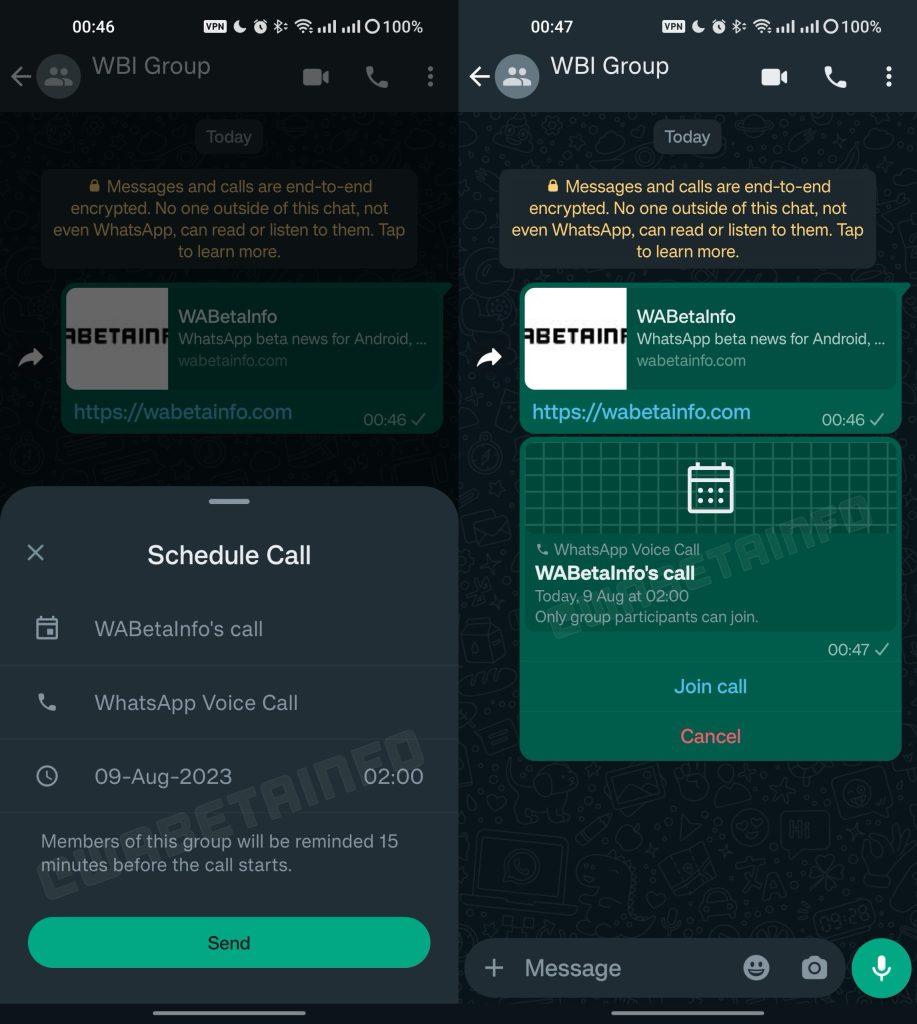 Latest WhatsApp beta introduces a scheduled group call feature - Gizmochina