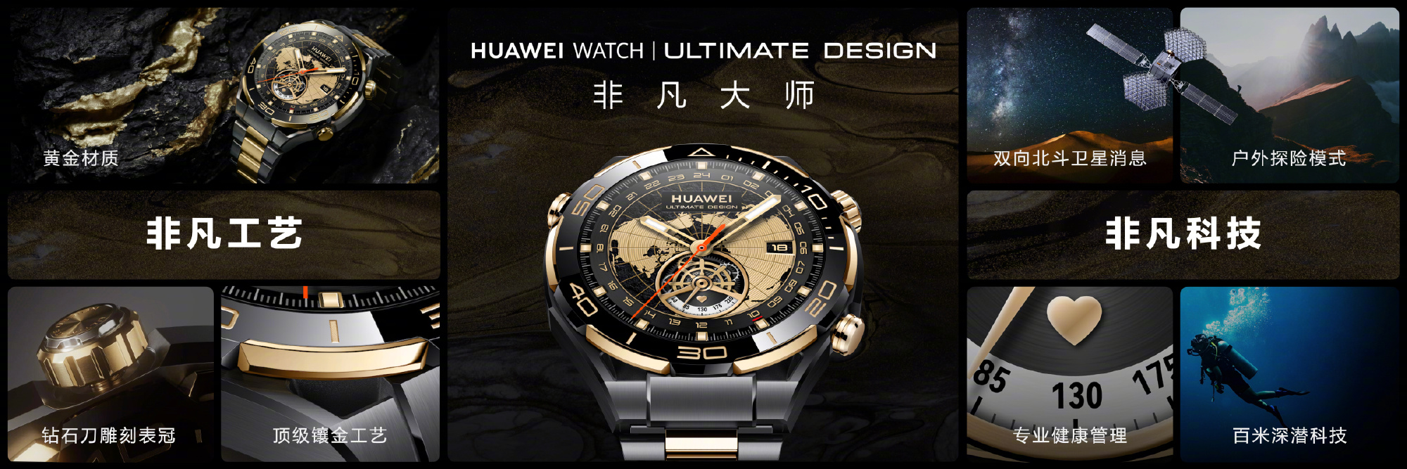 Huawei Watch Ultimate Gold Edition launched in China; Supports Two-Way ...