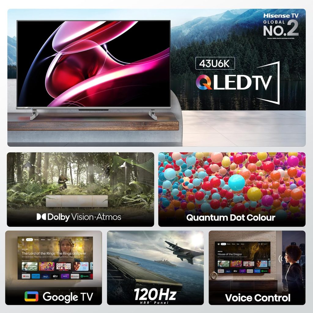 Hisense launches U7K, U6K & E7K TVs with up to Mini LED Quantum Dot display tech launched in ...