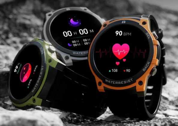 Fire-Boltt Crusader smartwatch with 1.43″ AMOLED display, rugged design ...