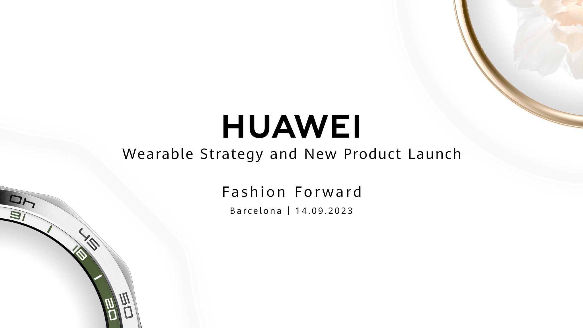 Huawei announces a new wearable product launch on September 14, Watch GT 4 expected - Gizmochina