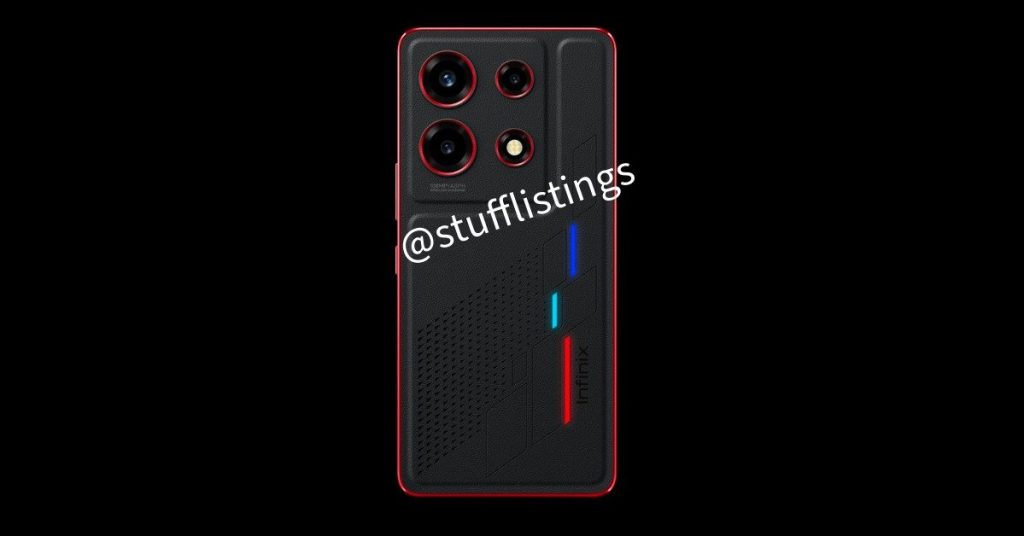 Infinix Note 30 VIP Racing Edition's leaked render reveals the design ...