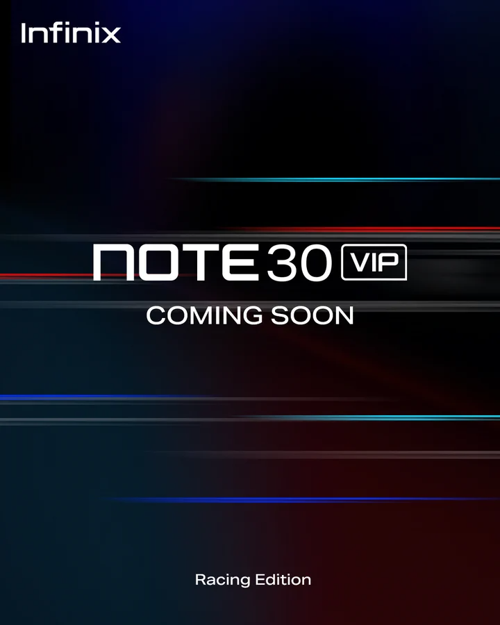 Infinix Note 30 VIP Racing Edition officially confirmed, launch imminent - Gizmochina